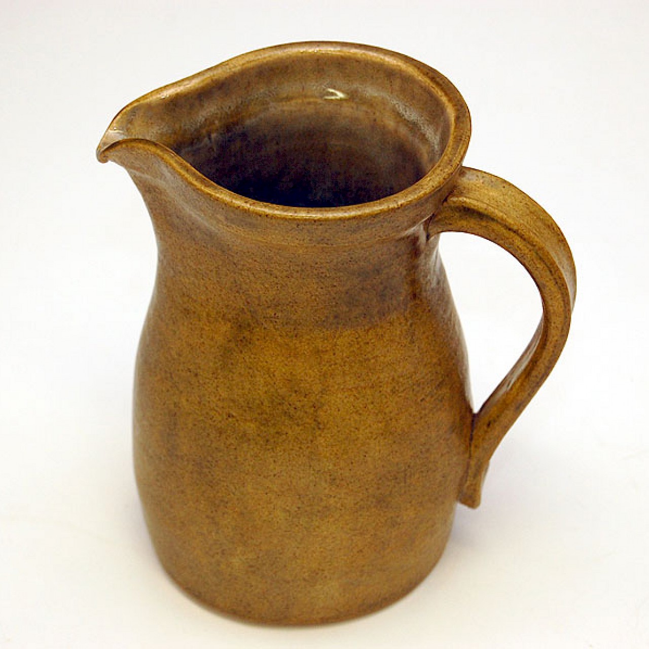 Olive-colored Pitcher, 4" x 6.5" | Functional Pottery | Jim McKell Art ...
